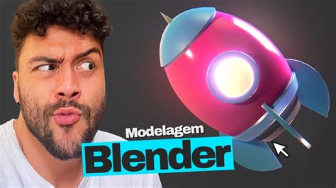 Como Modelar Objeto 3d No Blender Foguete 3d No Blender Youtube