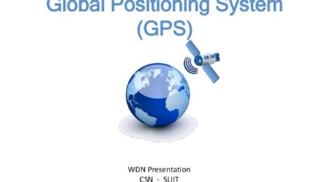 Penjelasan Sensor Gps Global Positioning System Teknik Mekatronika