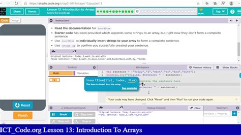 Introduction To Arrays Lesson 1313 Answers Cs Principles