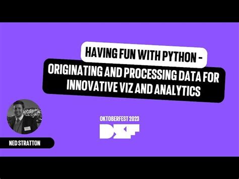 Free Video Having Fun With Python Originating And Processing Data For