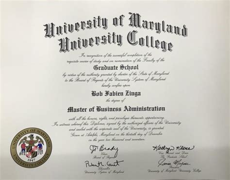 Today I Finally Received My Mba Diploma From The University Of