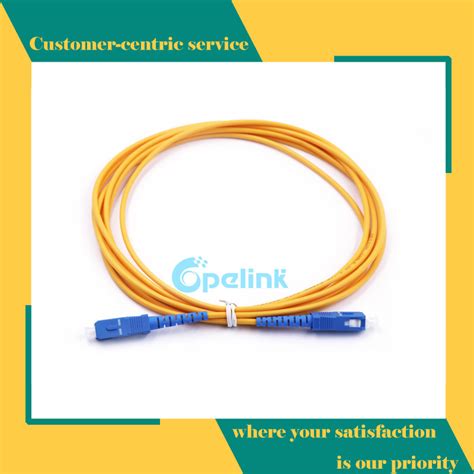 Sc Sc Sm Simplex Fiber Optic Patchcord With High Quality Optical Fiber Patchcord And Optical