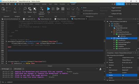 gui frame never shown by clicking the text button scripting support