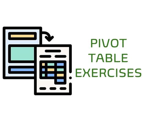 Pivot Tables Exercises Etsy