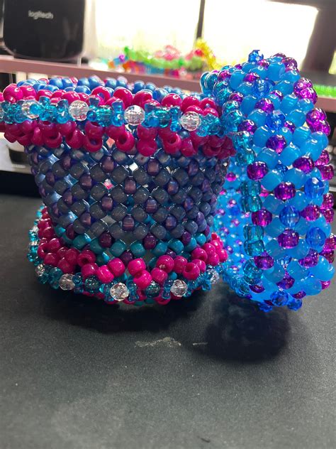 Custom D Rotating Kandi Cuff Etsy