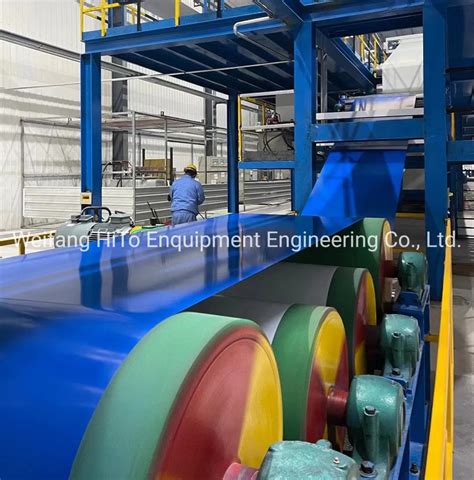 Steel Aluminium Coil Strip Color Coating Line Colour Coating Line Polyvinylidene Fluoride