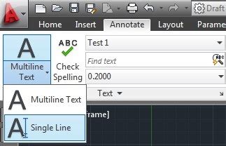 How To Setup Single Line Text AutocaDesigner