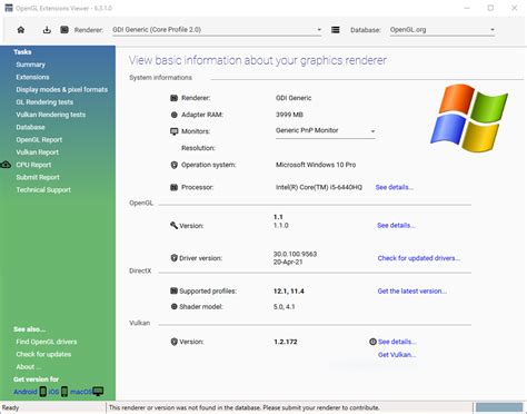 Vispy Cant See Opengl Version On Windows · Issue 1342 · Vispyvispy