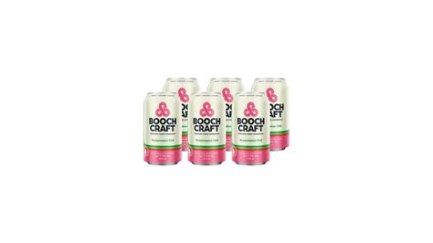Boochcraft Organic Watermelon Chili Hard Kombucha Cans 12 Oz X 6 Ct