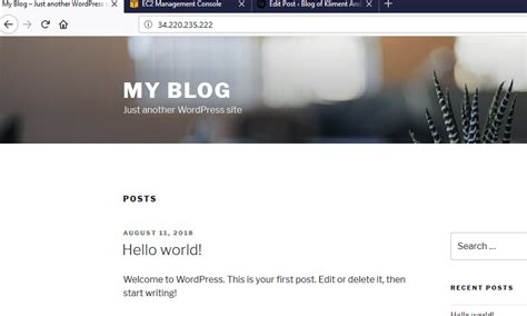 Aws Wordpress Deploy Wordpress On Aws Linux Using Terraform Ec2 Rds