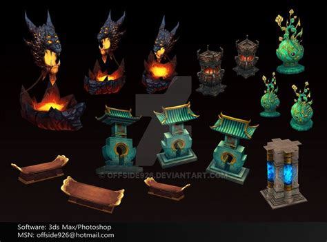 Props Objects By Offside926 On DeviantArt Hand Painted Textures Props Concept Prop Design