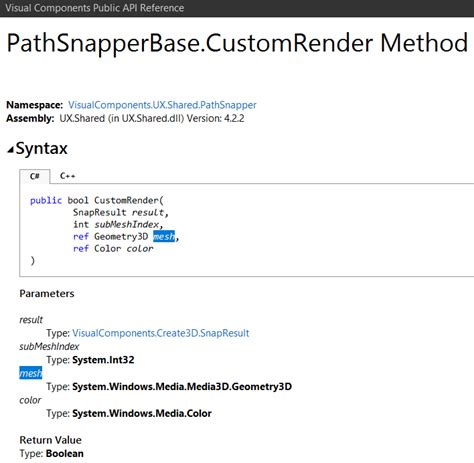 import geomtry from mesh file general questions visual components