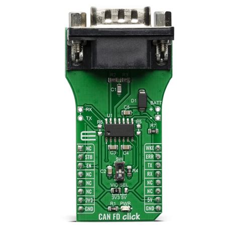 CAN FD Click TLE V CAN Transceiver Module MikroBUS