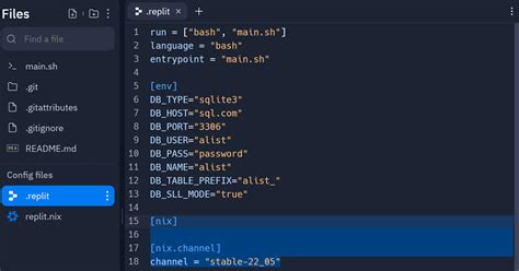 得手动启动从github导入后启动报错导致replit自动关闭就没办法访问网址启动了 Issue alist org alist replit GitHub