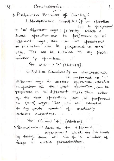 SOLUTION Combinatorics Permutations Combinations Studypool