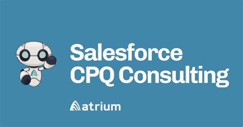 Salesforce Cpq Consulting Services Atrium