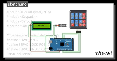 Safe Lock Wokwi ESP32 STM32 Arduino Simulator
