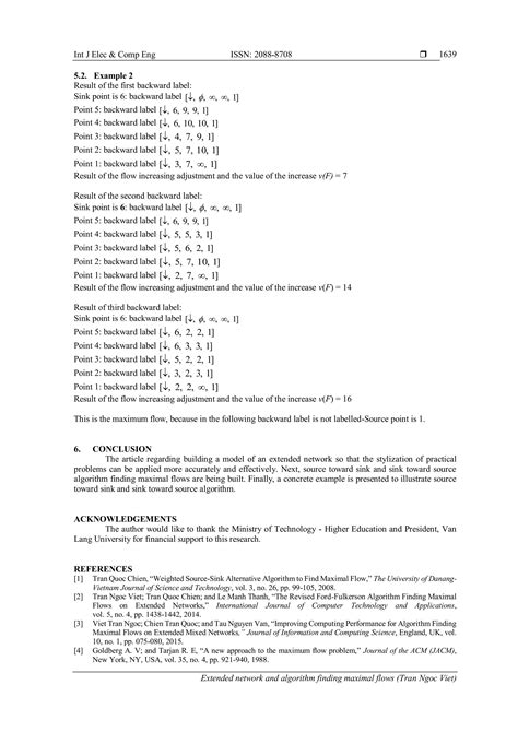 Extended Network And Algorithm Finding Maximal Flows Pdf