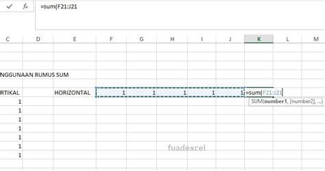 Fungsi Rumus Excel Sum Sumif Sumproduct Dan Sumifs Untuk Keperluan