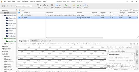 【线粒体基因组分析】03 线粒体基因组注释：使用geneious进行线粒体基因组注释及人工校正 知乎