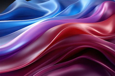 Premium Vector Colourful Flowing Abstract Waves Soft Curves Wallpaper
