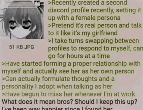 Recently Created A Second Discord Profile Recently Setting It Up With A Female Persona