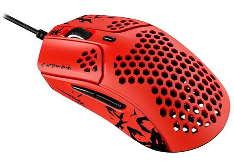 Hyperx Naruto Shippuden Collection Pulsefire Haste Wired Gaming Mouse Itachi Edition 683m3aa Red