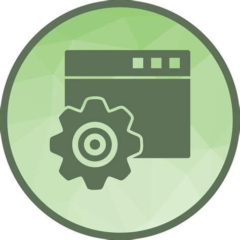 Browser Configurations Low Poly Background Icon 16689555 Vector Art At Vecteezy