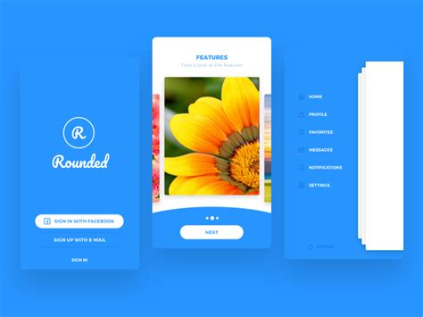 Rounded UI Kit Freebie Free Psd UI Download Rounded UI Kit Freebie Free Psd UI Download