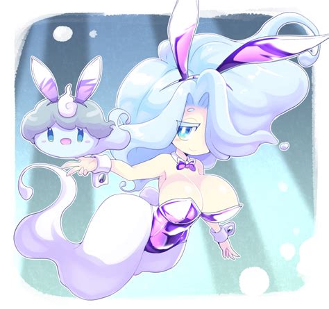 Rule 34 Bunny Ears Bunnysuit Enraenra Large Breasts Nollety Smogling