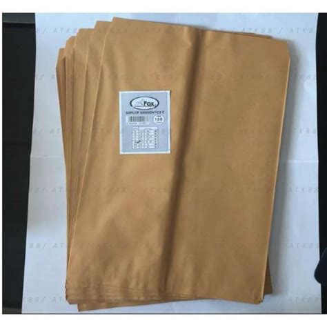 Jual Amplop Coklat Samson Fox E Map Isi 100 Buah Di Seller Pusat Grosir Atk 88 Sukagalih
