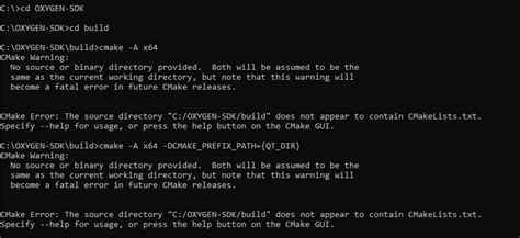 Problems With CMAKE Install Issue DEWETRON OXYGEN SDK GitHub
