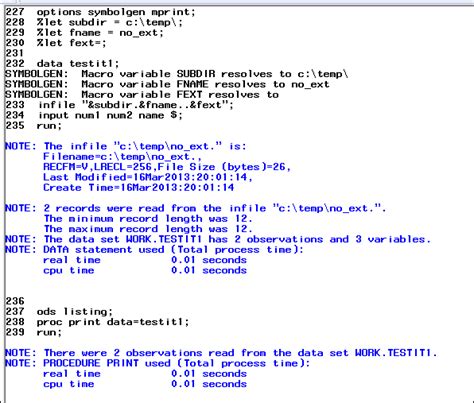 Solved Macro For Importing Files With No Extension Sas Support