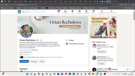 Ernest Eyube On Linkedin Lockedin Episode 4 Featuring Vivian Ilechukwu 💎 Heres How Im Giving