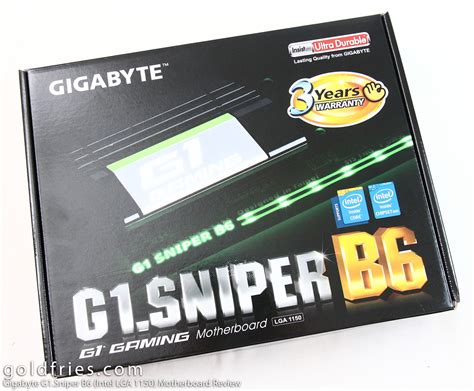 Gigabyte G1sniper B6 Intel Lga 1150 Motherboard Review Goldfries