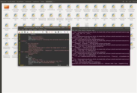 Error Doing Imagematching Using Environment · Issue 813 · Alicevision