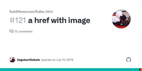 A Href With Image Issue Sub Resources Flutter Html GitHub