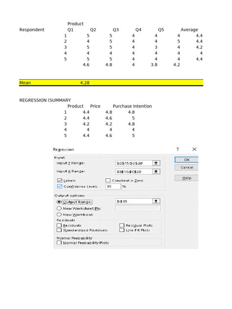 Example For Regression Pdf Errors And Residuals Regression Analysis