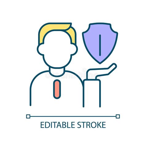 Safety Inspector Rgb Color Icon Stock Vector Illustration Of Inspection Review 263593915