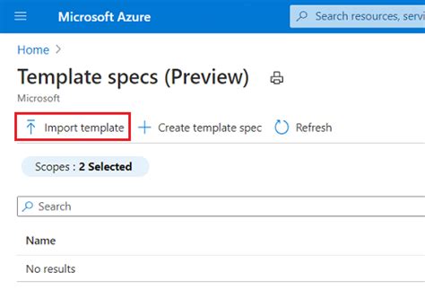 Create And Deploy Template Spec Azure Resource Manager Microsoft Learn