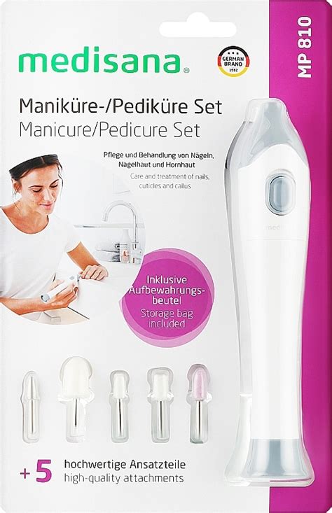 Аппарат для маникюра и педикюра Medisana Mp 810 купить по лучшей цене в Украине Makeup Ua