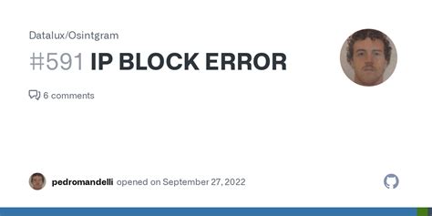 Ip Block Error · Issue 591 · Dataluxosintgram · Github