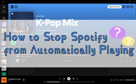 how to stop spotify from automatically playing audbite