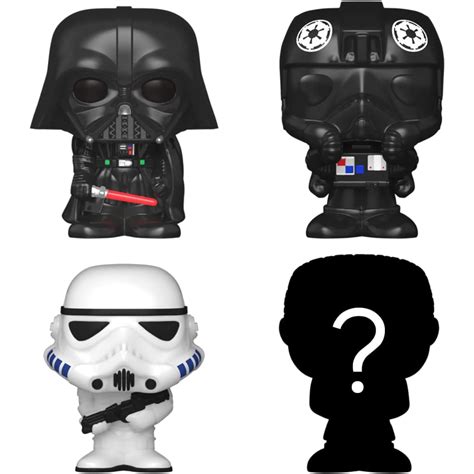 Funko Bitty Pop Star Wars Mini Toys 4 Pack Kit 1 Display Game Games A Loja Mais Pop Do