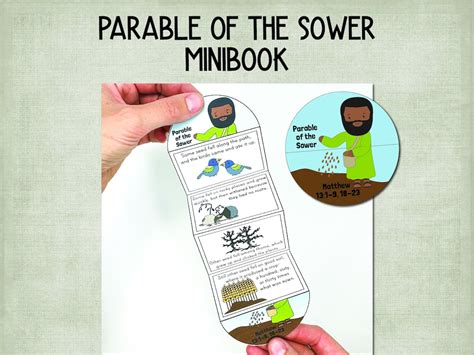 Parable Of The Sower Minibook Bible Story Craft Sunday School