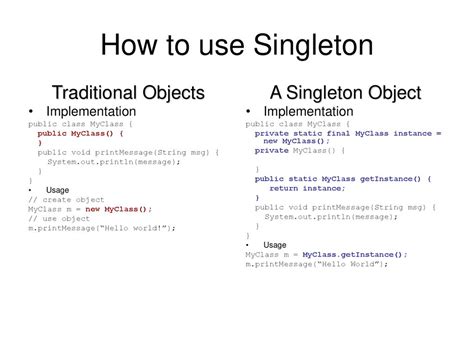 What is Singleton Category: Creational pattern - ppt download