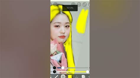 원영님 노랑으로 염색 완료 Youtube