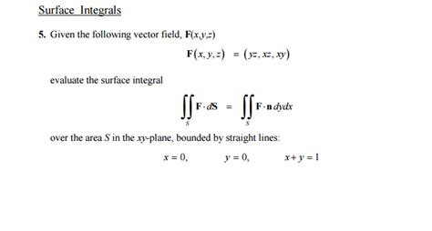 Solved Given The Following Vector Field F X Y Z F X Y Chegg