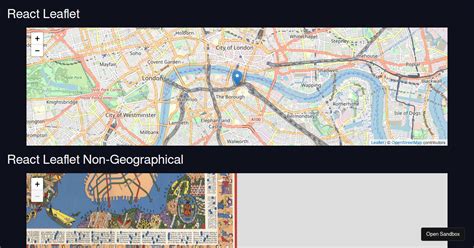 React Leaflet Draw Examples Codesandbox