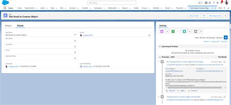 Email To Custom Object Mapping Inbound Emails To Activity Timeline